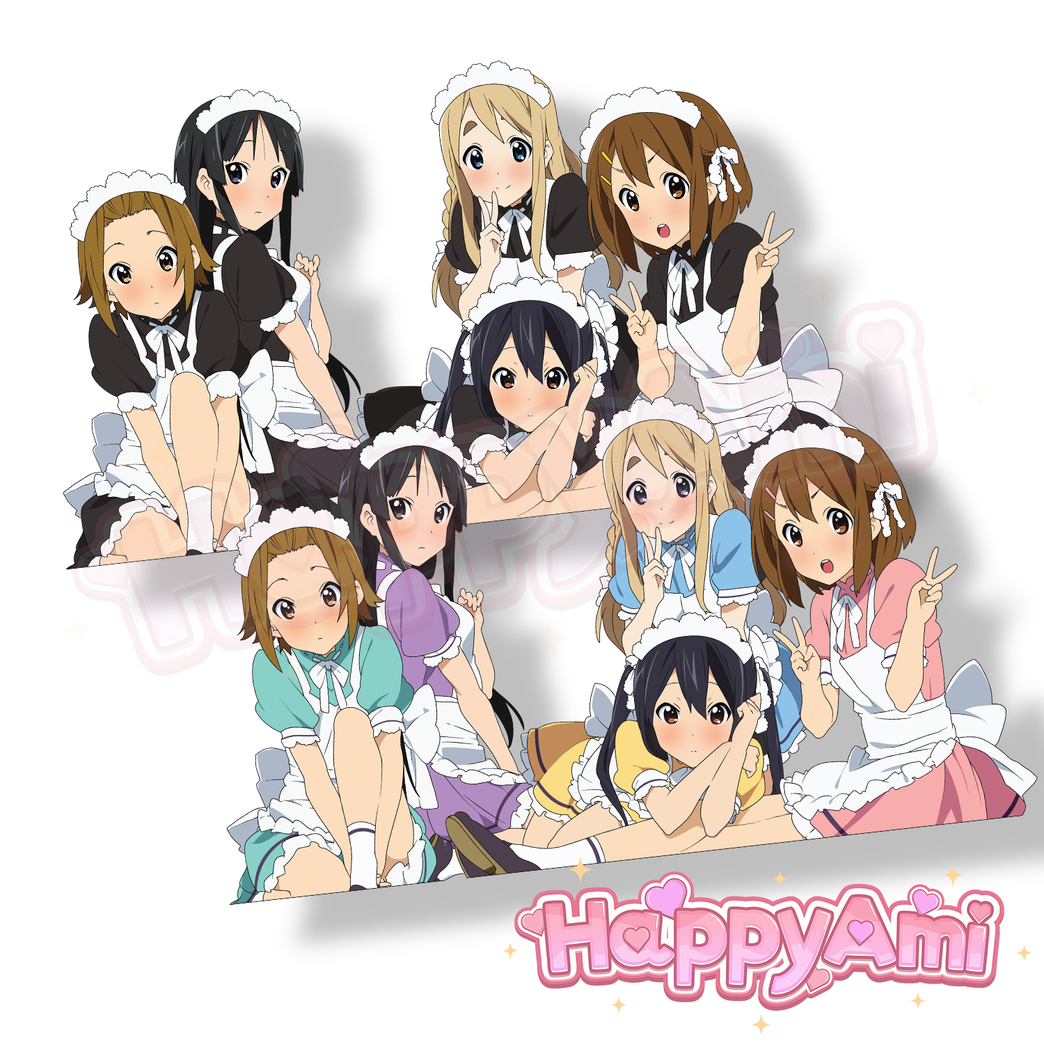 Maid Girls Stickers – Happy Ami